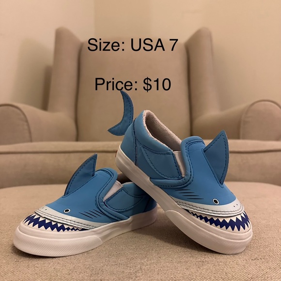 Vans | Shoes | Vans Shark Shoes | Poshmark
